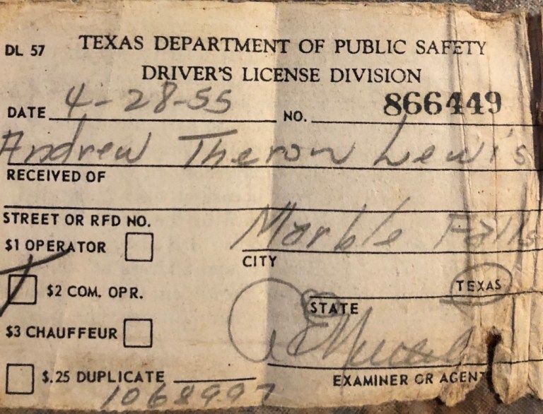 Some History Of Driver’s License In Texas – Angora Chronicles