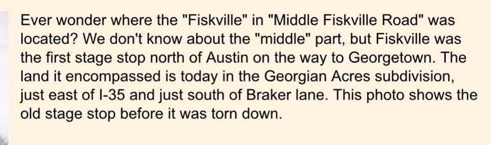 Fiskville Stage Stop Fiskville ,Travis County, Texas – Angora Chronicles