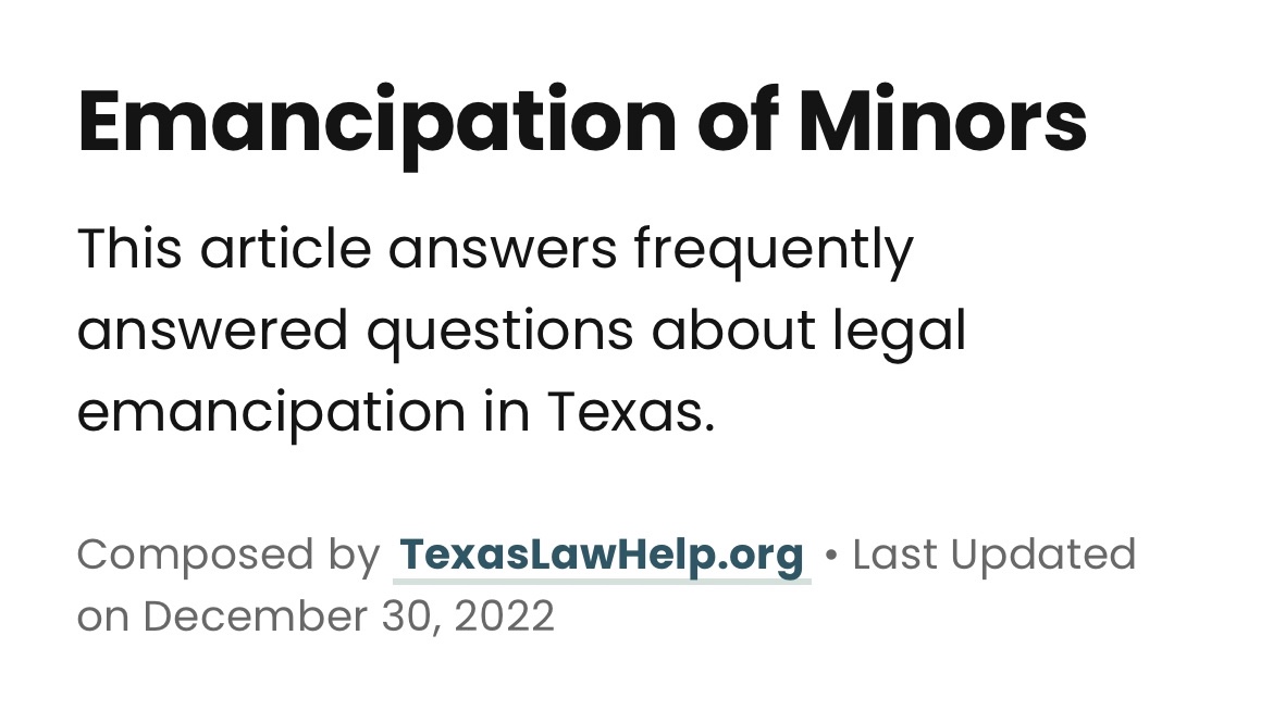 I Got Emancipated One Time – Angora Chronicles