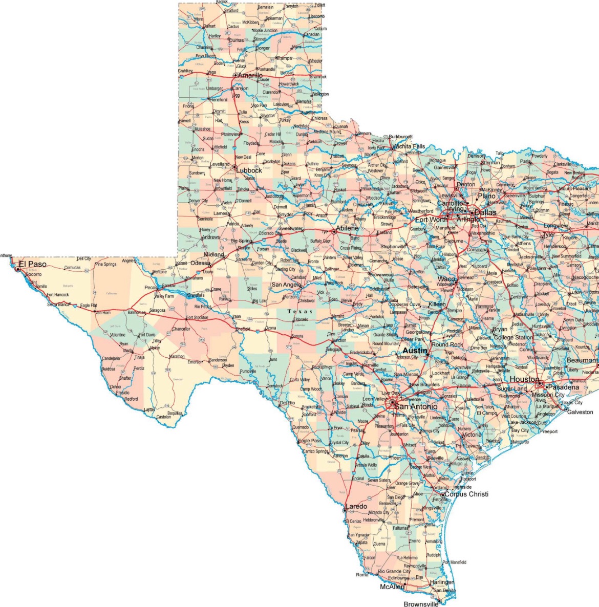 Texas Counties and the Cities and Towns Can Get You All Confused ...